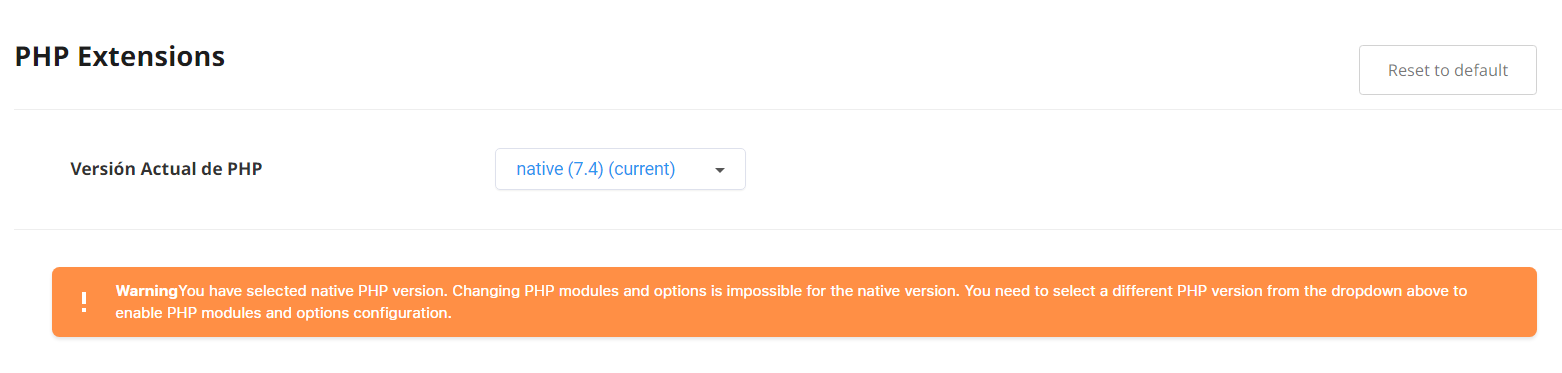 Cómo cambiar la versión de PHP – PremiumHosting